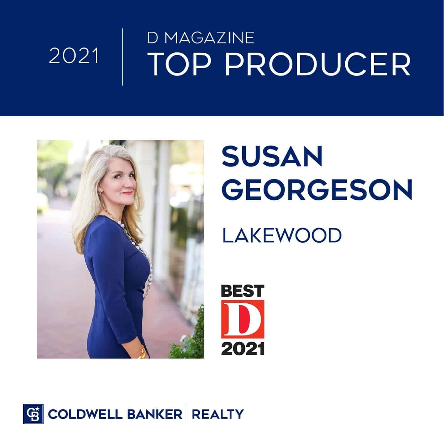 Susan Georgeson D Magazine Best - East Dallas Living
